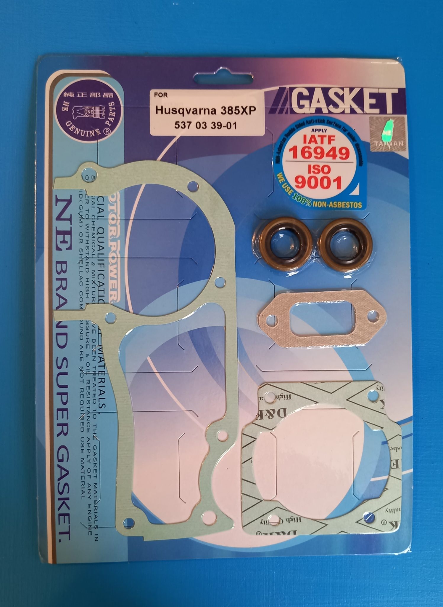 Husqvarna 385XP, 390XP Gasket Set with Seal - Chainsaw Parts World