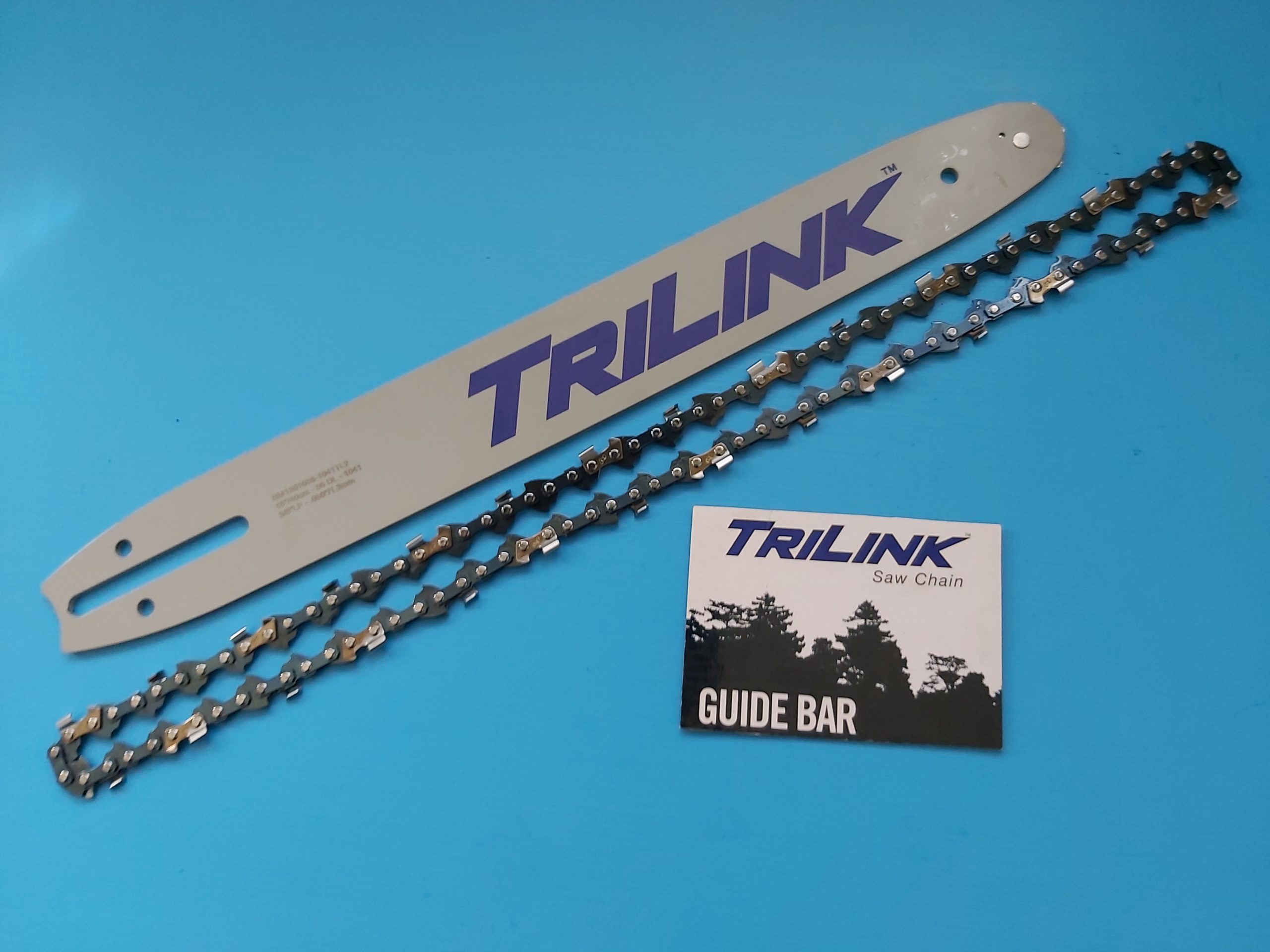 16 inch Tri Link Bar & Chain HUSQVARNA, ECHO, SHINDAIWA, POULAN, MAKITA ...