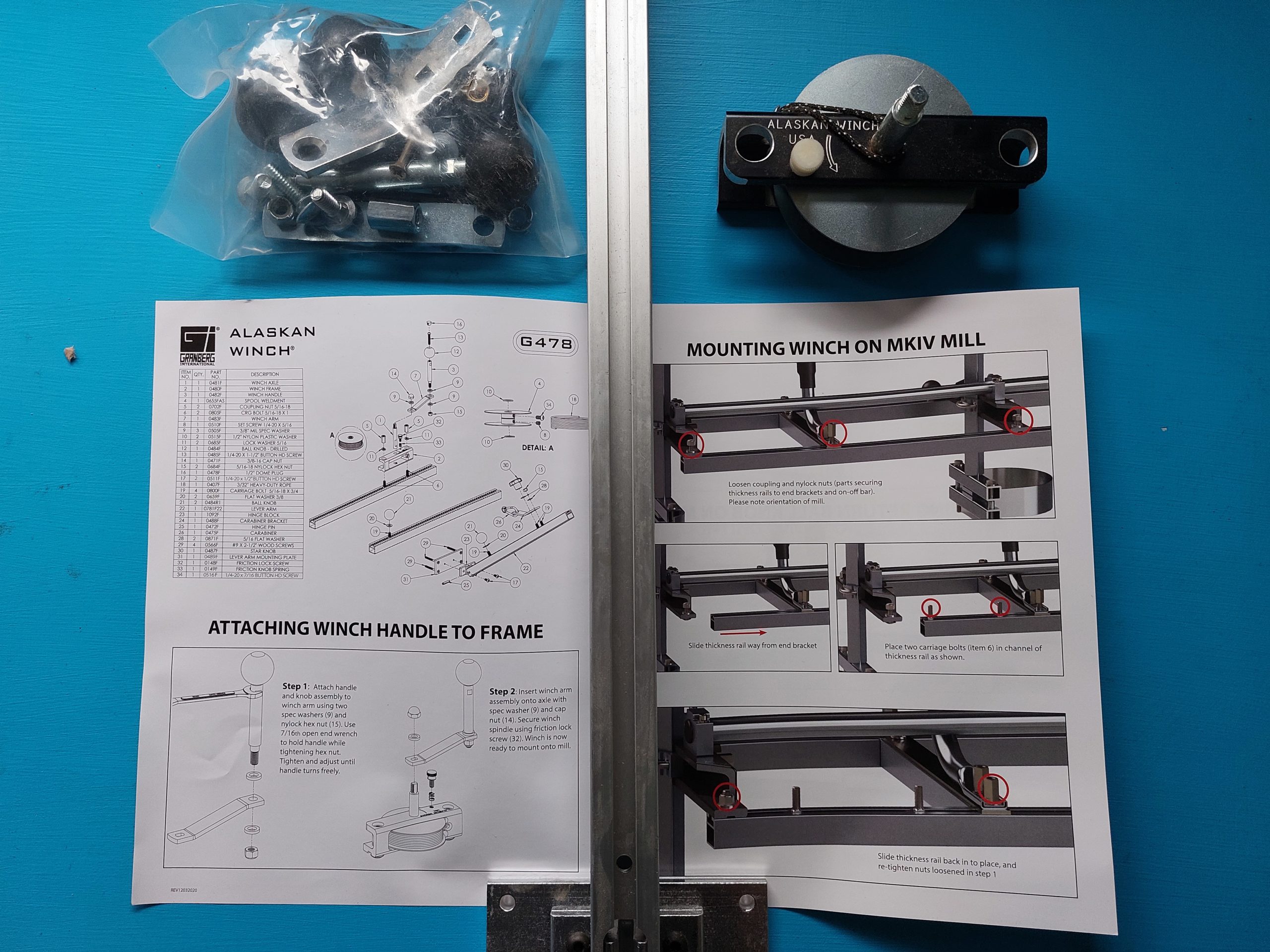 *ALASKAN* Winch System GENUINE for Slabbing Mills - Chainsaw Parts World